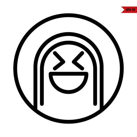 Emoticon Sticker Message Line Icon 21406584 Vector Art At Vecteezy