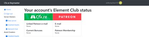 can t to log in with patreon in cfx re server key server support cfx re community