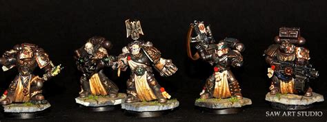 Coolminiornot Space Marine Sternguard Veteran Squad By Saw Art