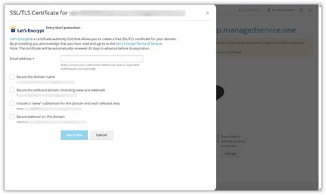 how to generate an ssl certificate on my vps in plesk support