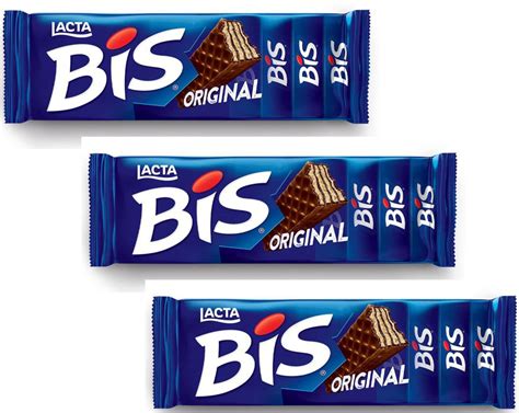3 Lacta Bis Chocolate Ao Leite Milk Chocolate 126g — Hi Brazil Market