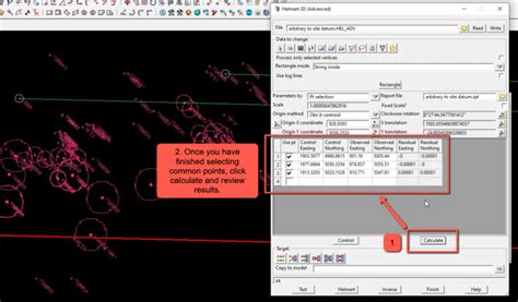How To Do A Helmert Transformation In 12d Surveyor Insider