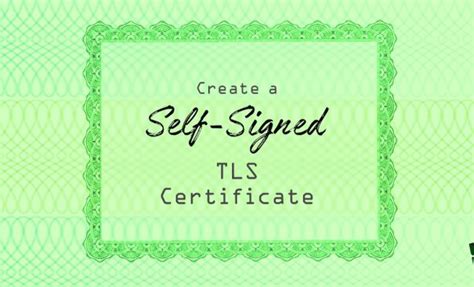 How To Create A Self Signed Certificate In Linux The Tech Edvocate