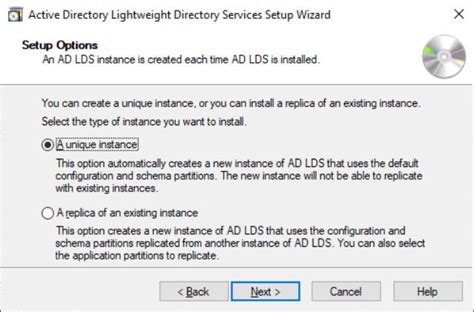 Ad Lds Installation