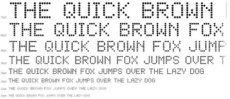 Led Dot Matrix Font By Krafti Lab Fontriver