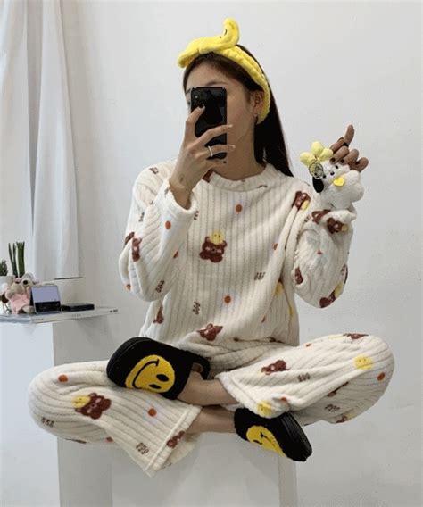 [💥귀욤 주의 최저가💥 ] 6종 극세사 수면 잠옷 세트 모음전 에이블리