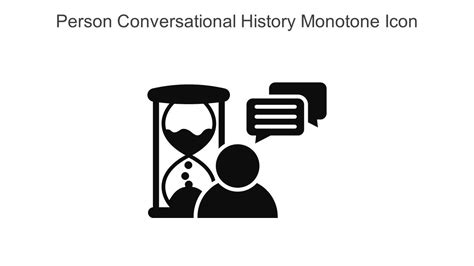 Person Conversational History Monotone Icon In Powerpoint Pptx Png And Editable Eps Format PPT
