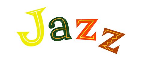 Premium Vector Jazz Lettering Sticker