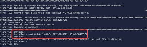 installation problem · issue 4170 · foundry rs foundry · github