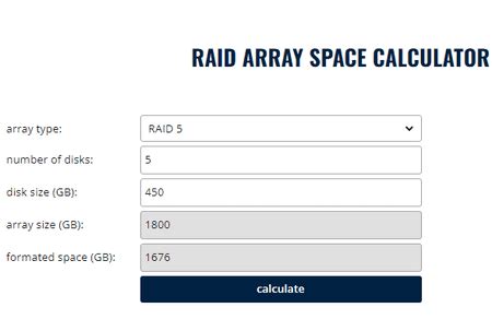 Best Free Online RAID Calculator Websites