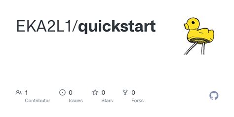 GitHub EKA L Quickstart