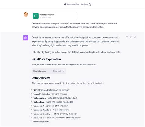 chatgpt advanced data analysis to analyze data
