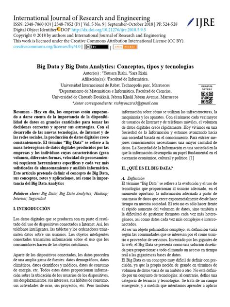 esp big data and big data analytics 1 pdf apache hadoop big data