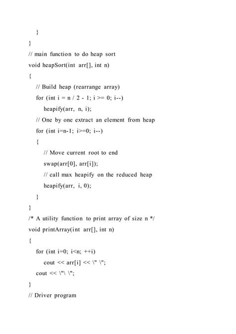 Write A Program To Implement And Test The Following Sorting Algorithmdocx Free Download