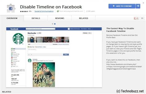 Disable Facebook Timeline With A Chrome Addon TechnoBuzz How To Android Guides Tips
