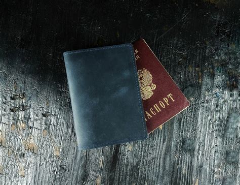 Кожаная обложка для паспорта в интернет-магазине Ярмарка Мастеров по ...