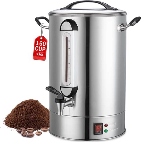 Commercial Coffee Urn 24l 160cup Stainless Steel Quick Brew Hot