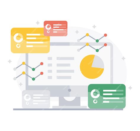Premium Vector Data Analytics Illustration