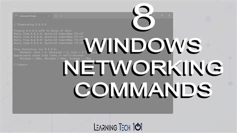 8 Windows Networking Commands - YouTube