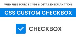 Create A Custom Checkbox Using Html And Css Coding Artist