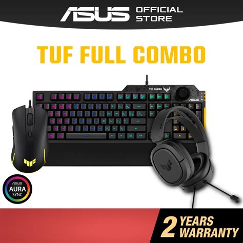 Asus Tuf Gaming Gear Combo Tuf Gaming Mouse M And Tuf Gaming Keyboard