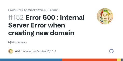 Error 500 Internal Server Error When Creating New Domain · Issue 152