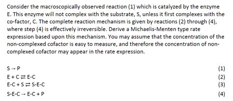 Consider The Macroscopically Observed Reaction 1