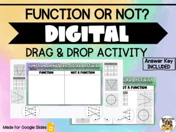 DIGITAL Function Or Not DRAG DROP Activity By Arithmechicks