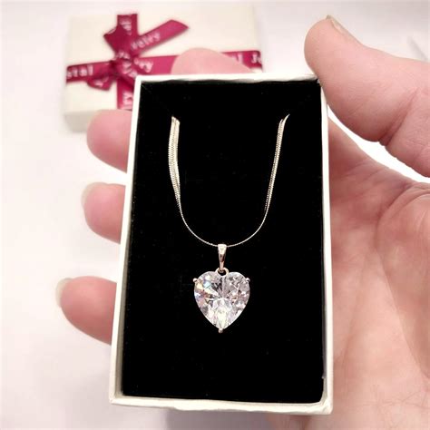 ᐉ Кулон з цирконом у формі серця Xuping Jewelry на ланцюжку плетіння змійка ювелірний сплав 50