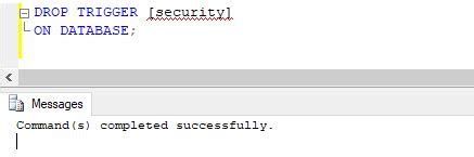 SQL DROP TRIGGER Implementation Of SQL DROP TRIGGER