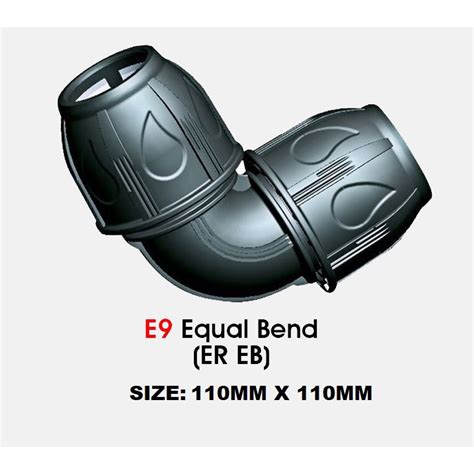 Compression Hdpe Poly Pp 110mm X 4 X 63mm 90mm Elbow Bend End Cap Socket Straight Coupler Tee