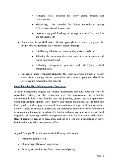 Fish Disease And Health Management DOCX