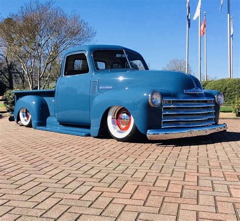 Classic Blue Chevy Truck