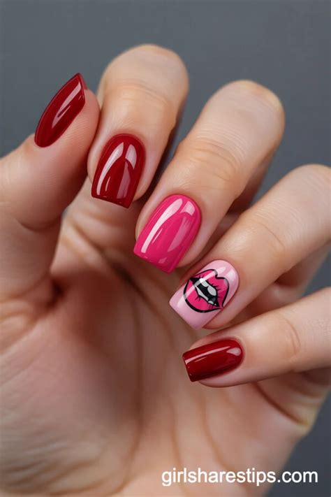 21 Stunning Short Red Nails Ideas For A Bold And Chic Look Girl Shares Tips