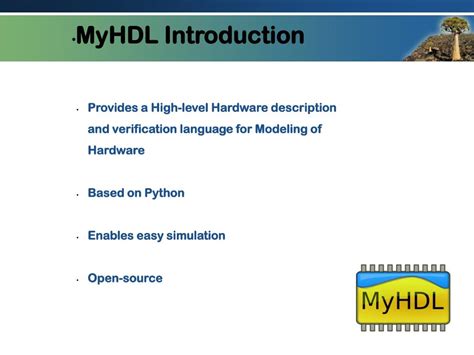 Ppt The Case For Myhdl Powerpoint Presentation Free Download Id