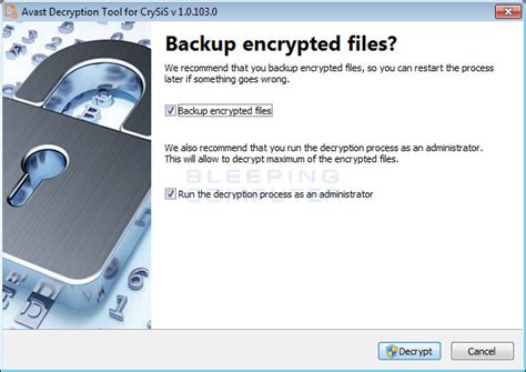 Wallet Ransomware Master Keys Released On BleepingComputer Avast Releases Free Decryptor