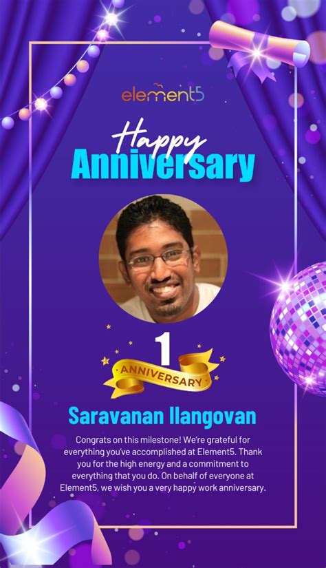 saravanan ilangovan on linkedin thank you element5 for the wonderful