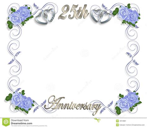 Free Wedding Anniversary Invitation Template