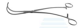 Debakey Semb Ligature Carrier Clamp 10 14curved 57cm Long Jaws