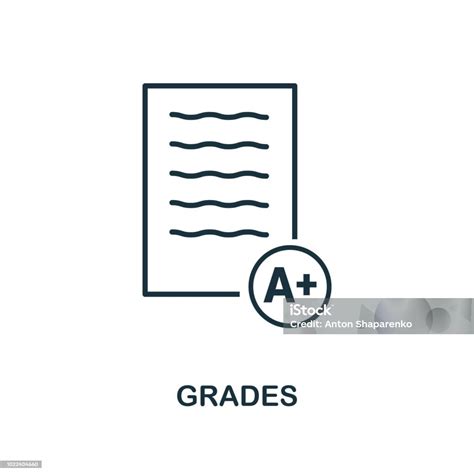 등급 아이콘입니다 학교 아이콘 컬렉션에서 흑백 스타일 아이콘 디자인입니다 Ui입니다 등급 아이콘의 그림입니다 그림 흰색 절연입니다 웹 디자인에 사용 가능 애플 리 케이 션