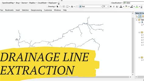 how to extract river shape from dem image youtube