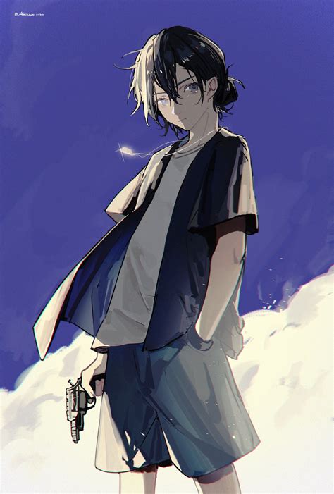 Ajiro Shinpei Summertime Render Drawn By Akihare Danbooru