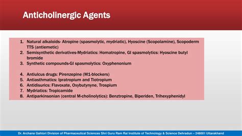 Ppt Cholinergic Anticholinergic And Anticholinesterases Powerpoint