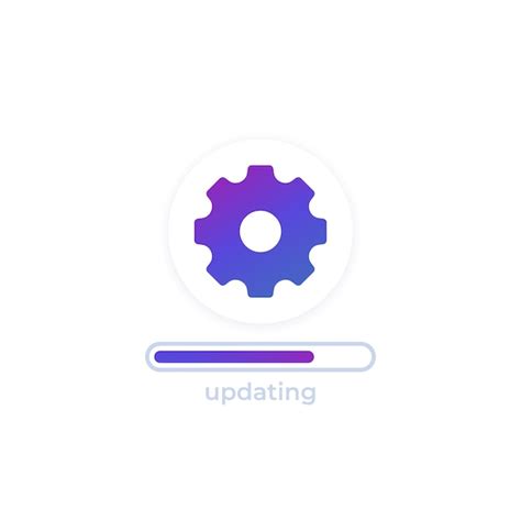Premium Vector Updating Vector Design With Progress Bar For Apps And Web