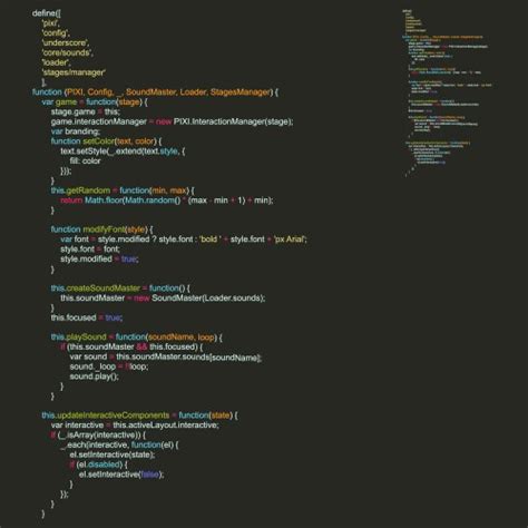 Realistic Programming Code Royalty Free Vector Image