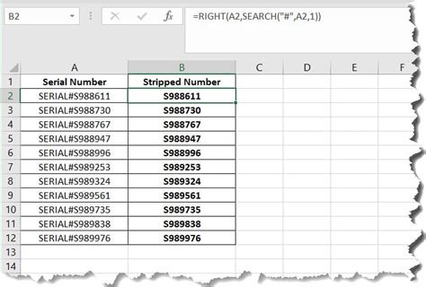 How To Separate Numbers In Excel Using Formula Free Printable Download