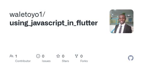 GitHub Waletoyo1 Using Javascript In Flutter