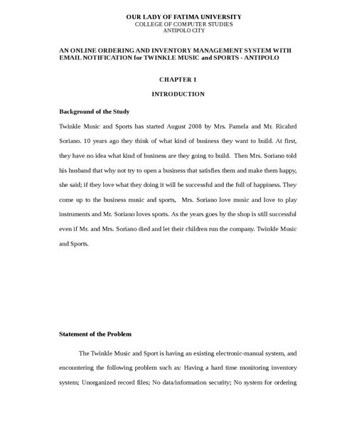 System Analysis And Design Docsity