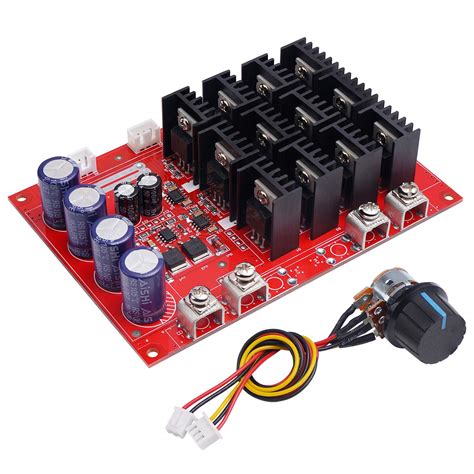 Buy Motor Controller DROK PWM DC Motor Speed Controller 10 50V 60A High Power HHO RC Driver PWM