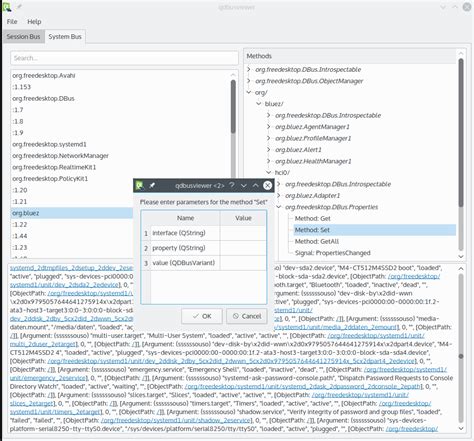 Random Stuff Relating To Computers Qt Setting Dbus Properties And Calling Dbus Mehtods Using
